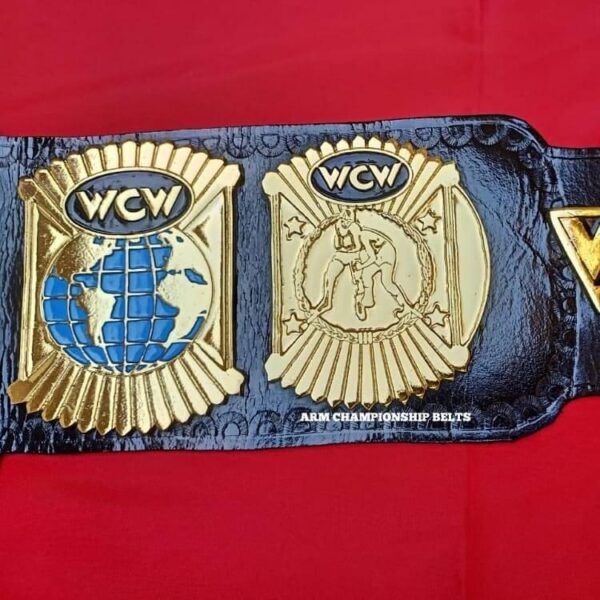 AEW REPLICA BELT REAL LEATHER DUAL PLATED