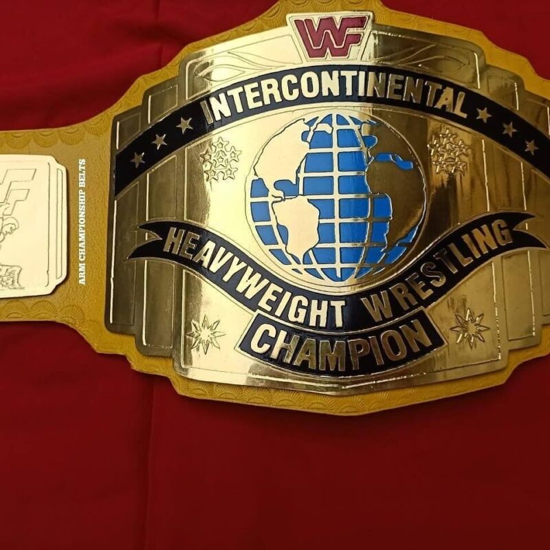 WWF SCRATCH LOGO UNDISPUTED CHAMPIOSHIP BELT