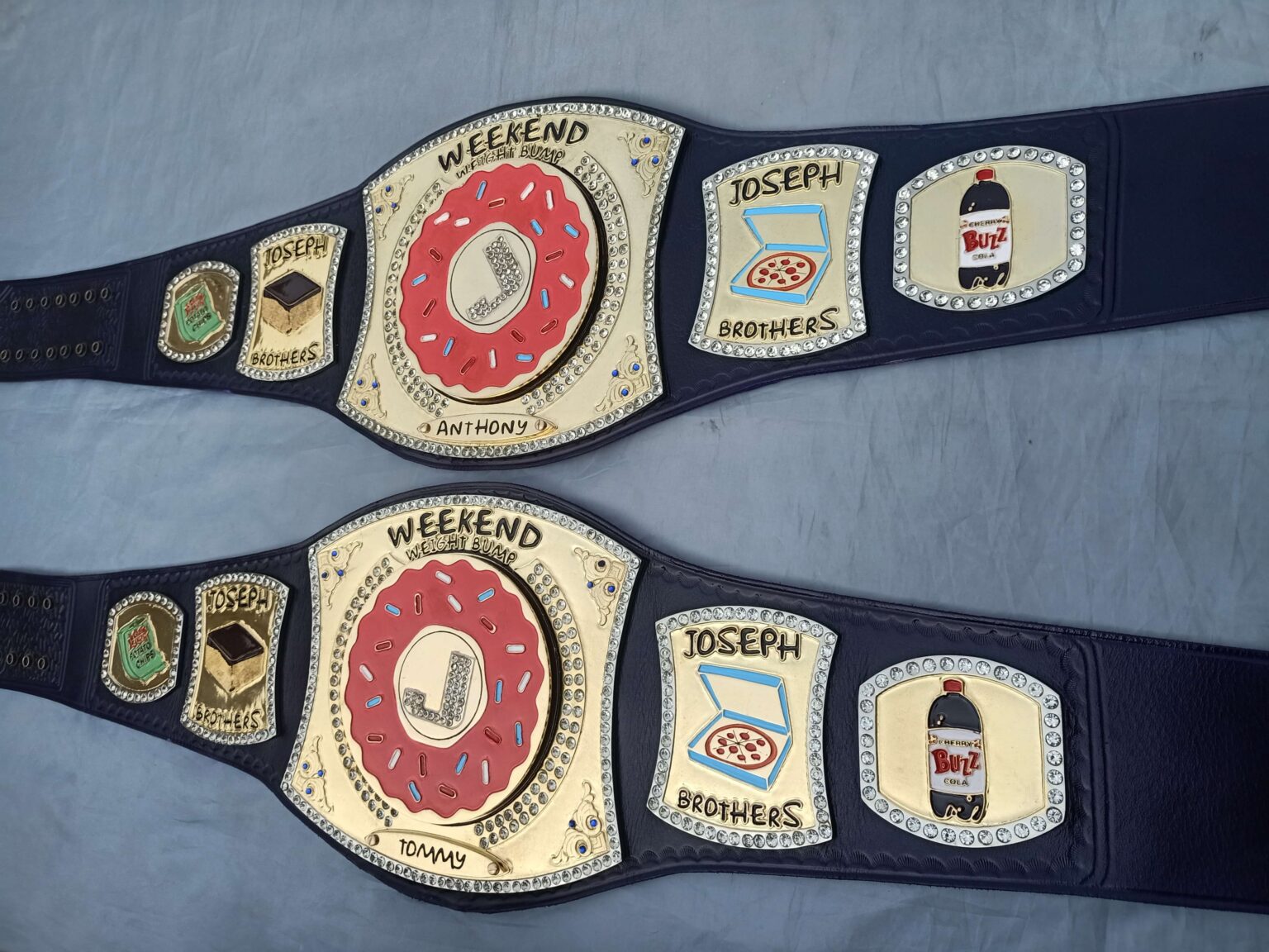 Custom Designed Spinner Championship Belts