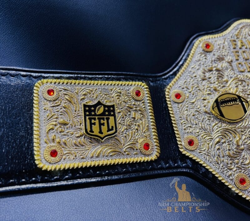 FFL Championship Belt - Custom Fantasy Football League Trophy