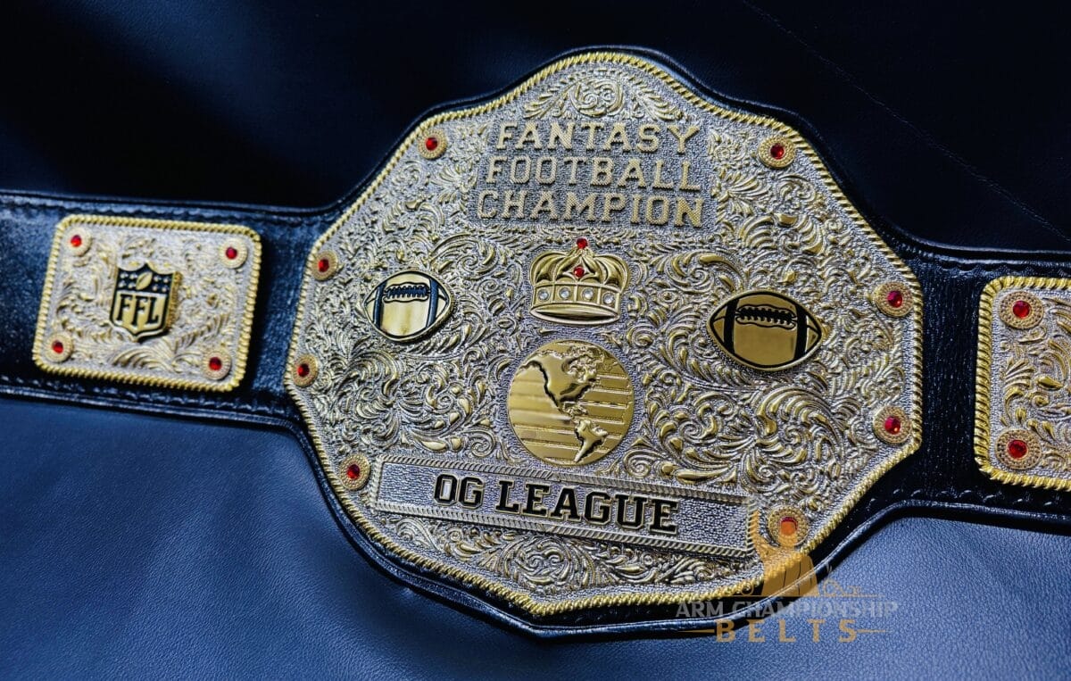 FFL Championship Belt - Custom Fantasy Football League Trophy