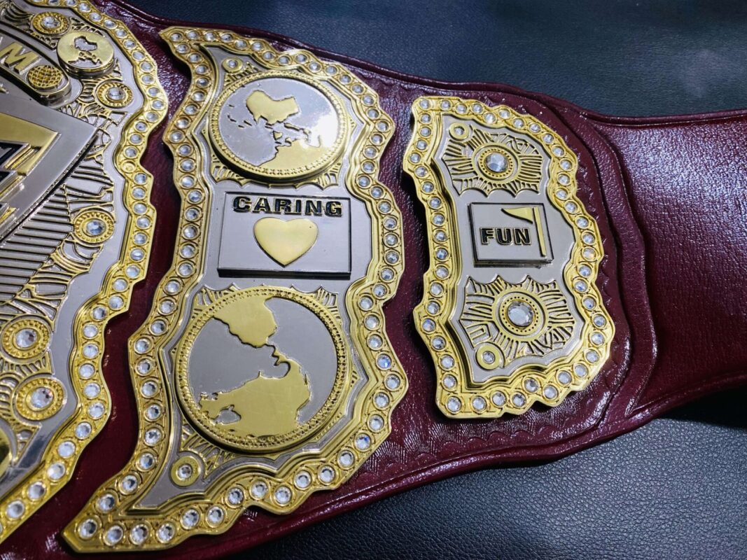 CUSTOM MADE GOLF CHAMPIONSHIP BELT