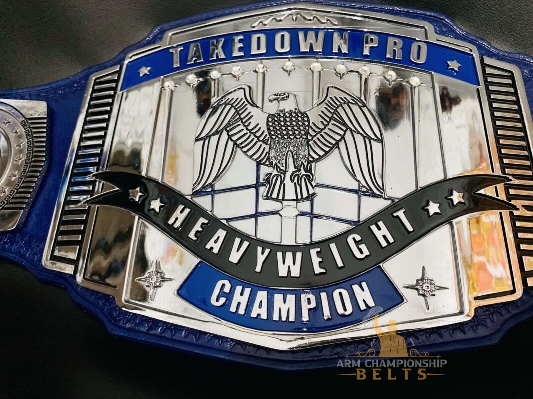 Takedown Pro Heavyweight Championship Belt – Custom Wrestling Title