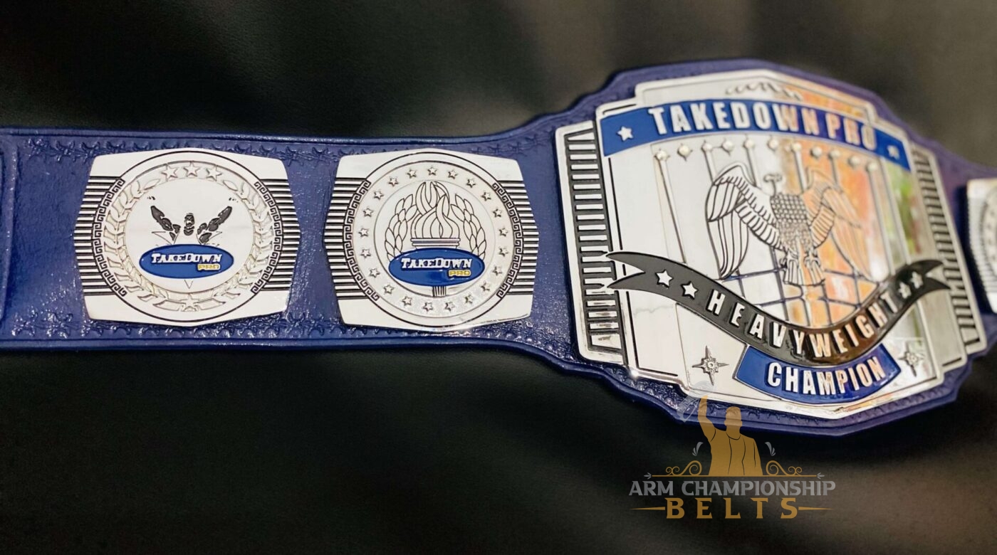 Takedown Pro Heavyweight Championship Belt – Custom Wrestling Title