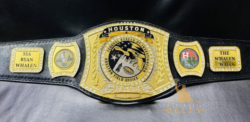 Customizable Houston Spinner Championship Belt | Honor Law Enforcement