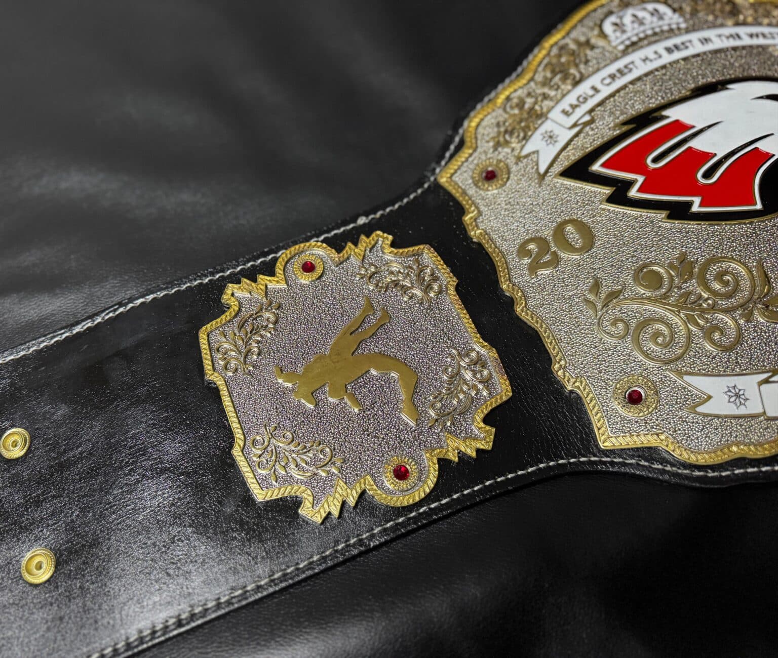 Customizable Eagle Crest High School Wrestling Belts