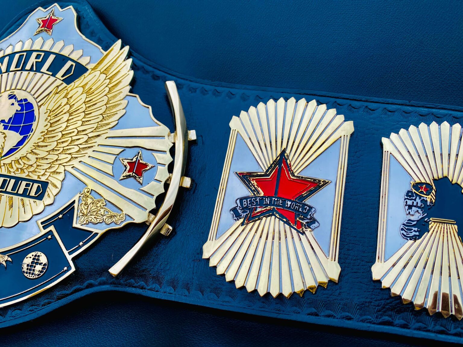Custom Winged Eagle Belt | Personalized Championship Title