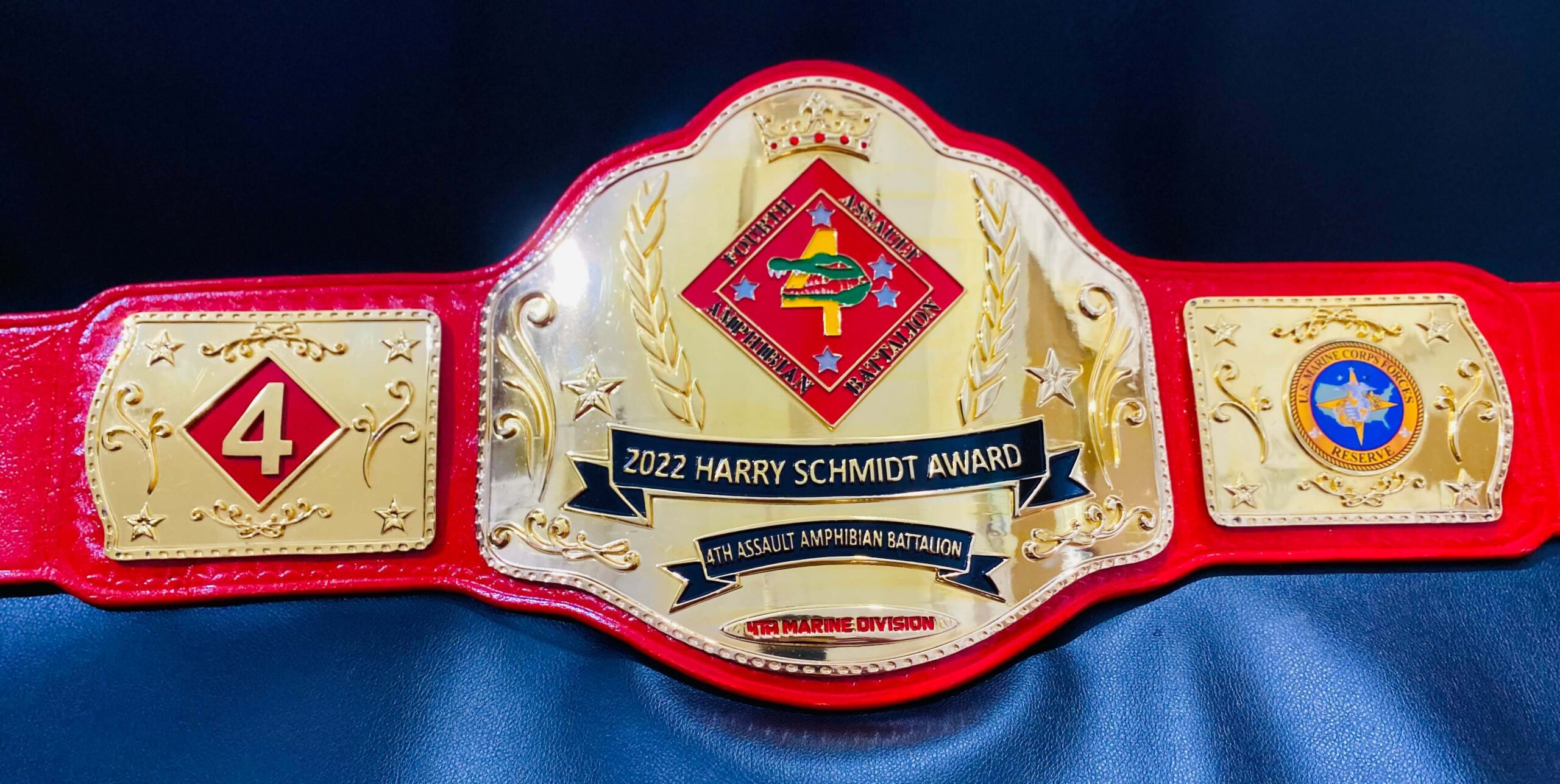Custom US Marine Corps Championship Belts | Personalized Belts