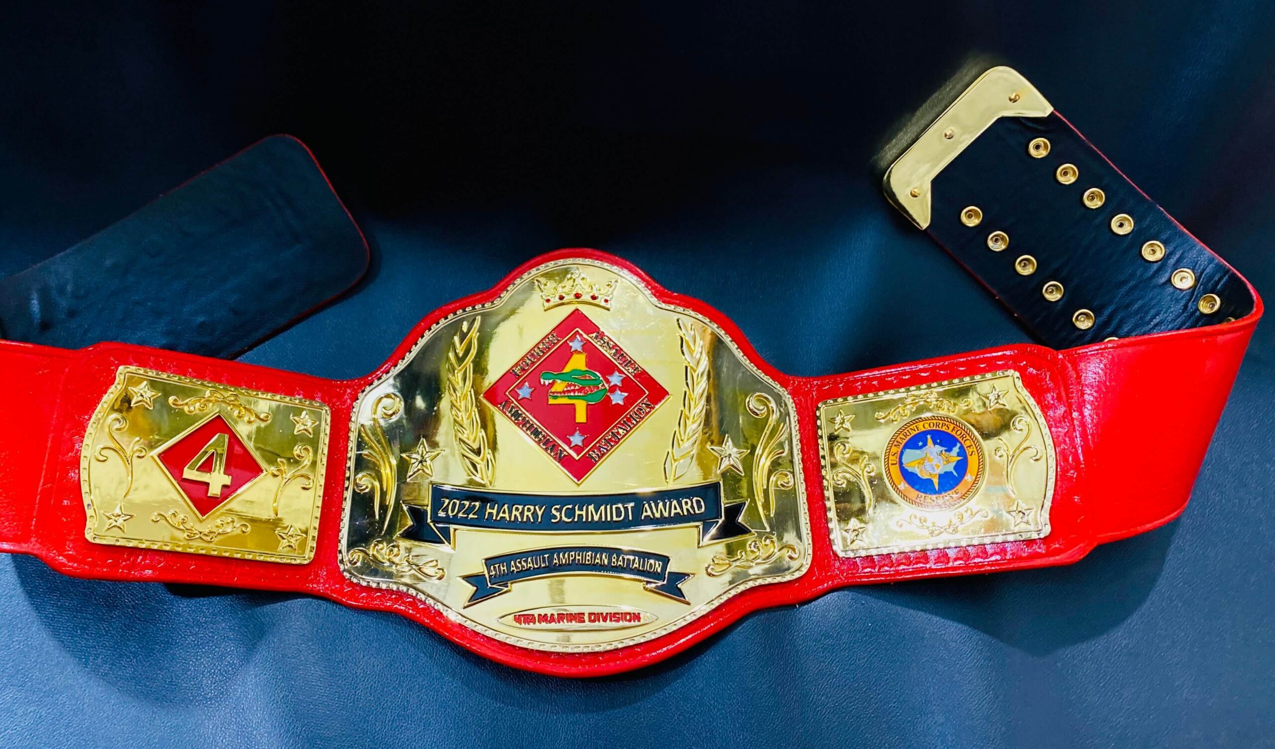 Custom US Marine Corps Championship Belts | Personalized Belts