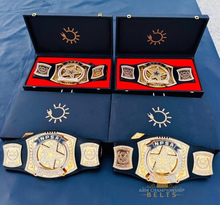 Custom Corporate Awards Title Belts - Free Shipping