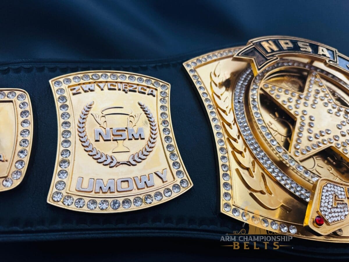 Custom Corporate Awards Title Belts - Free Shipping