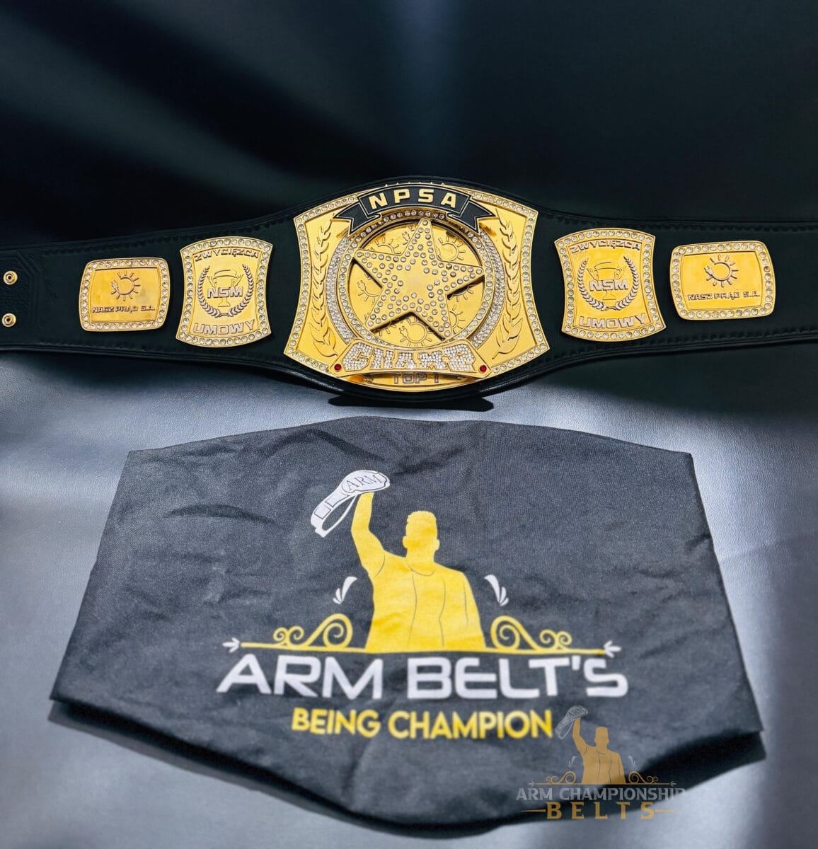Custom Corporate Awards Title Belts - Free Shipping