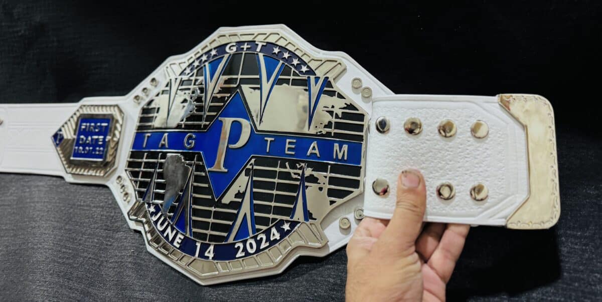Custom Tag Team Title Belt