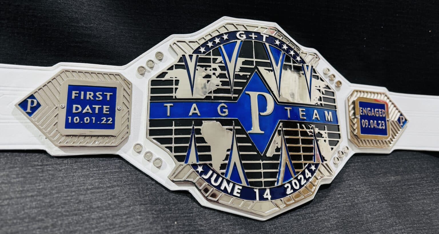 Custom Tag Team Title Belt