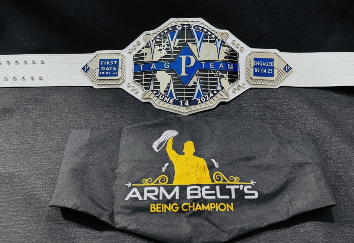 Custom Tag Team Title Belt