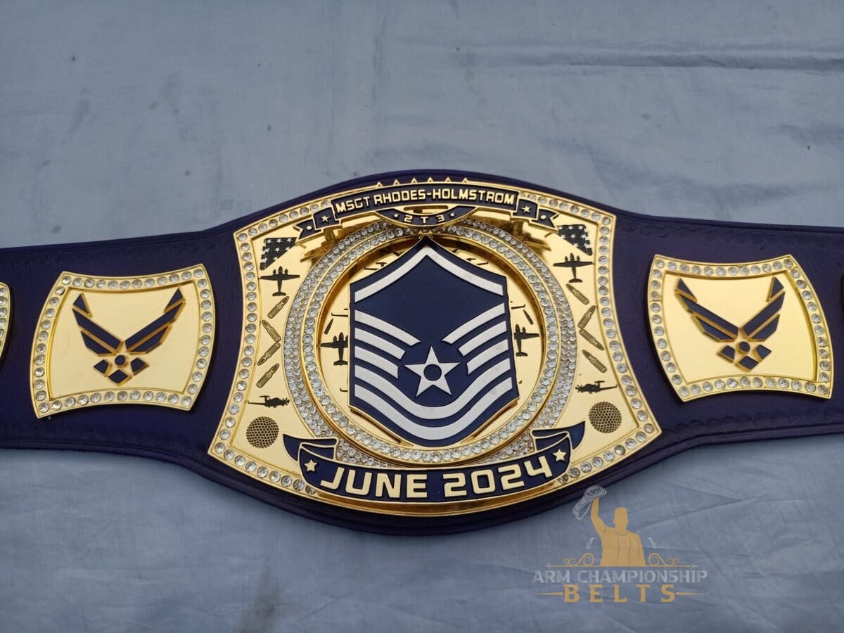 MSGT Air Force Championship Belt - ARM Championship Belts