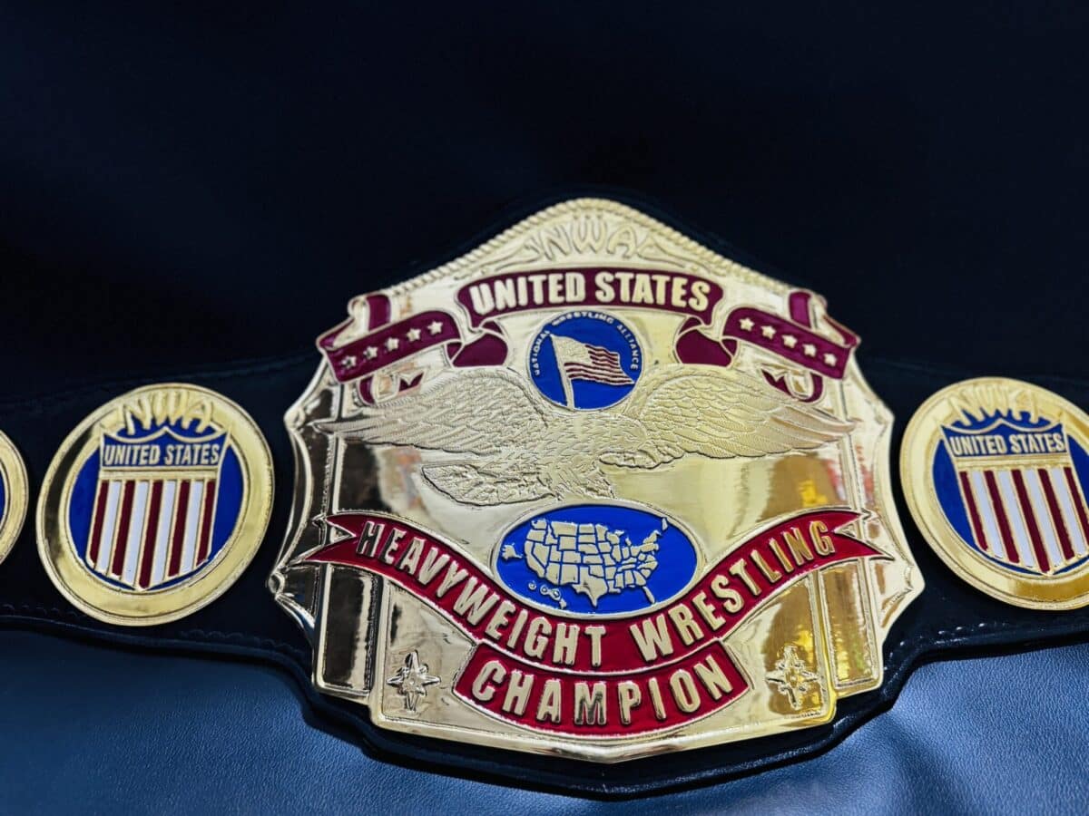 NWA US Heavyweight Championship Belt - ARM Championship Belts