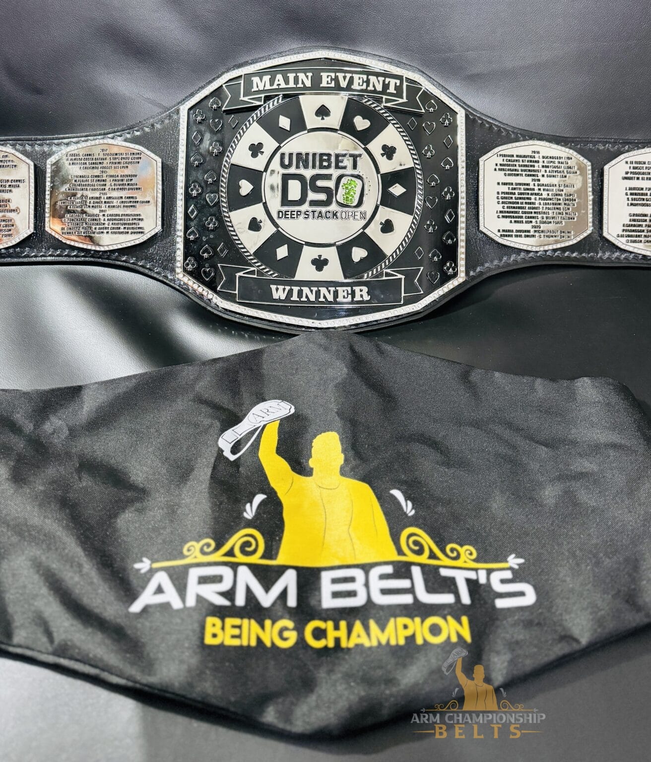 Poker Championship Belt - Customizable - ARM Championship Belts