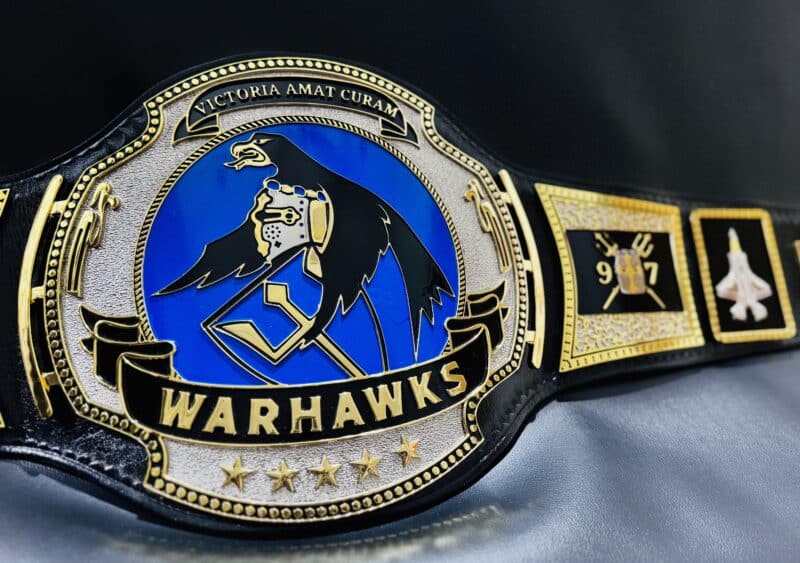 Custom Warhawks Championship Belt – Heavyweight Title
