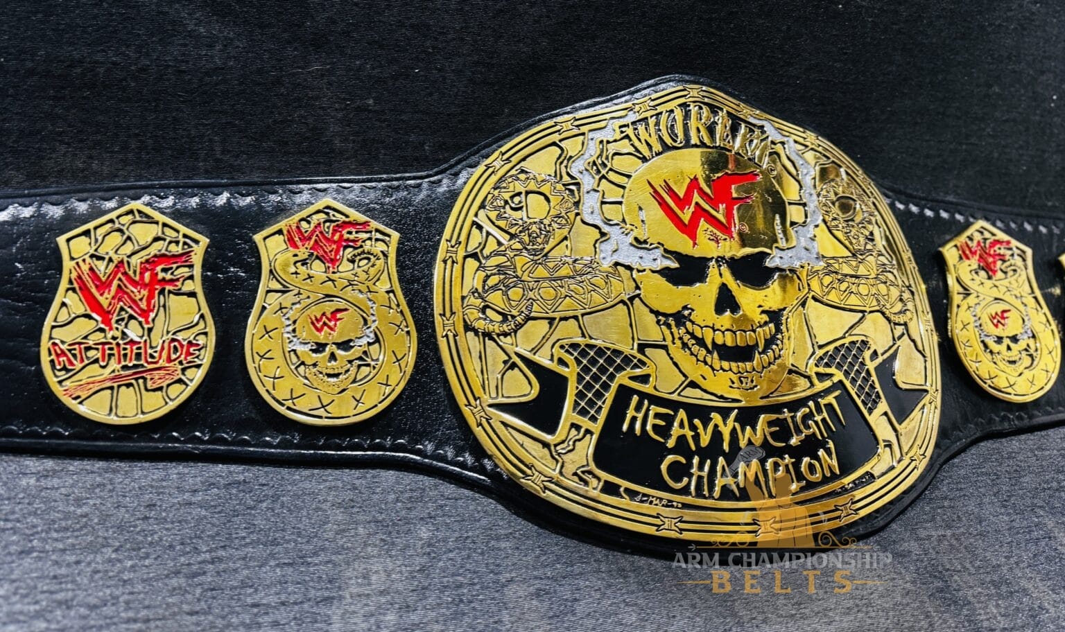 Stone Cold Steve Austin Smoking Skull Championship Belt