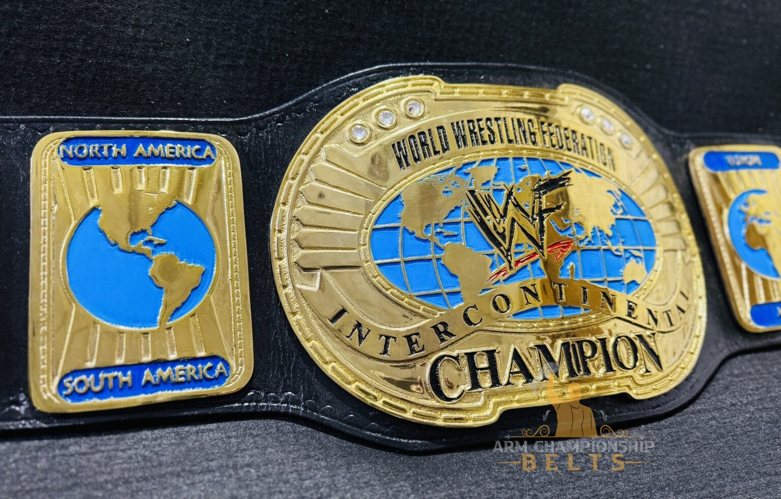 WWF Oval Intercontinental Championship Replica Belt