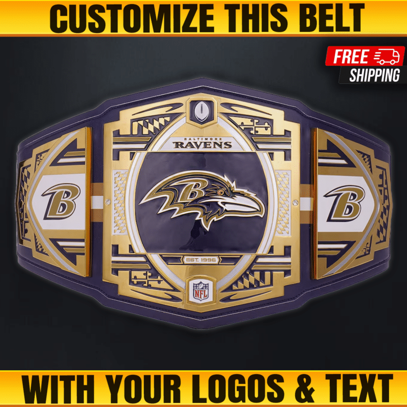 Custom Baltimore Ravens WWE Legacy Title Belt - Personalize Your ...