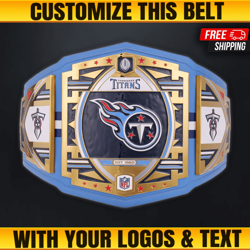 Custom Tennessee Titans WWE Legacy Title Belt – Fully Customizable