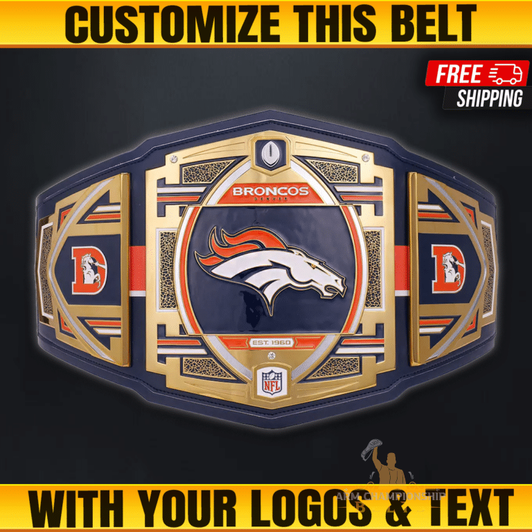 Celebrate Denver Broncos Legacy With A Custom Title Belt
