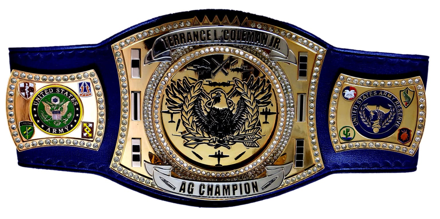 Honor Guard Military Award Belt – Customizable Championship